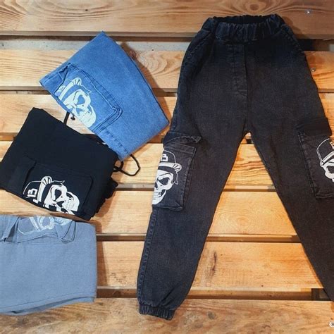 خرید و قیمت شلوار لی پسرانه طرح اسکلت جنس نیل از غرفه پوشاک دردونه 2