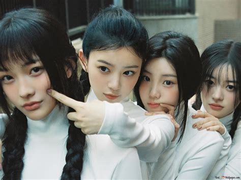 All Adorable Members Of Illit Girls Kpop Group 4k Wallpaper Download