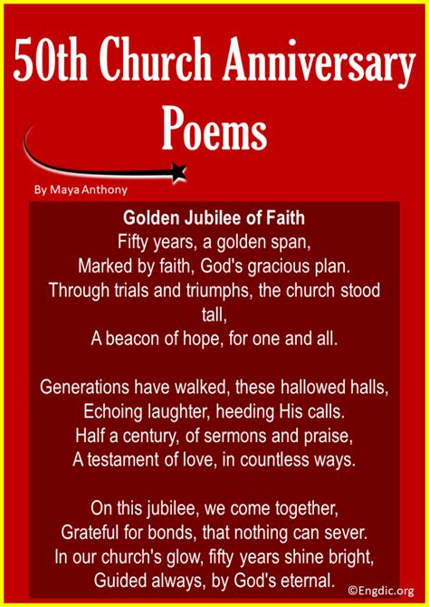 10 Best Poems For Church Anniversary Spiritual And Inspirational Engdic