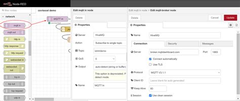 writing data from node red to csv or excel without extra palettes by internet of this and