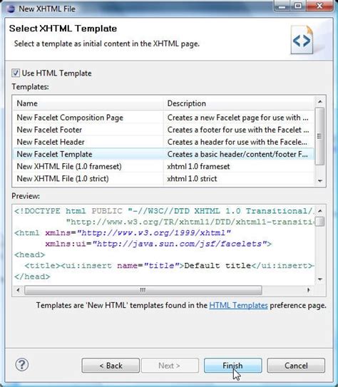 Templating With Jsf 20 Facelets