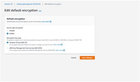 AWS Encrypting S3 Buckets Jurnal Misskecupbung