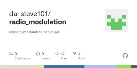 Github Da Steve Radio Modulation Classify Modulation Of Signals