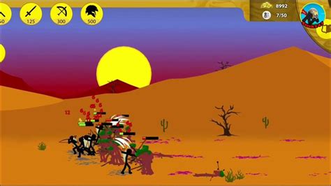 Stick247 Voltaic Spearton Archer Fight With Ambushes Stick War Legacy Youtube