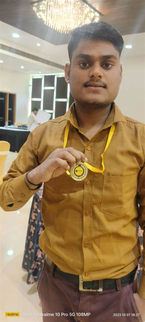 Vishal Rajpoot On Linkedin Landt Won A Medal For The Best Leadership And