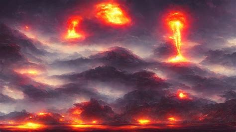 Premium Photo Atomic Explosion On Earth Consequences Of Atomic War