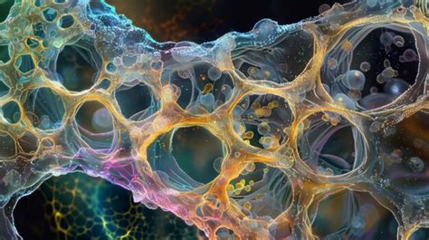 A Crosssection Image Of A Ciliate Cell Revealing Its Complex Internal