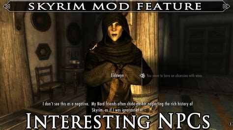 Skyrim Mod Feature Interesting NPCs YouTube