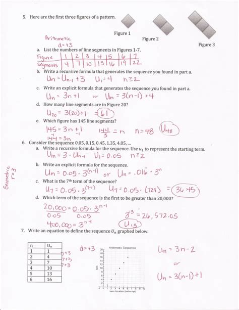Sequences And Nth Terms Worksheet Pdf Teachit Maths A On The — Db