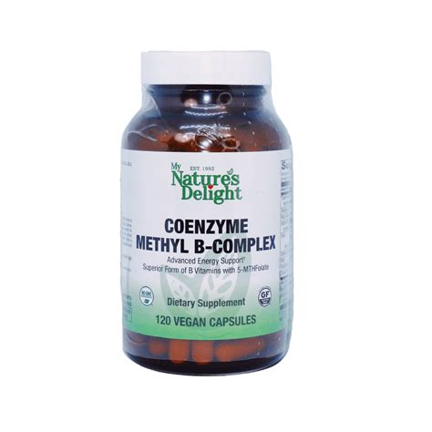 Coenzyme Methyl B Complex Vitality In Every Capsule My Natures Delight