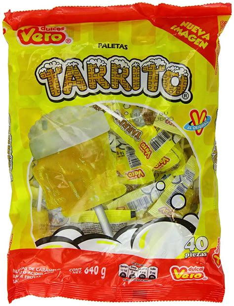 Vero Mexican Candy Tarrito Fruit Flavored Lollipops Review Mexican Candy