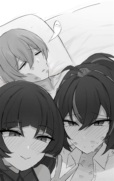 Jane Doe Zhu Yuan And Wise Zenless Zone Zero Drawn By Namikare Danbooru