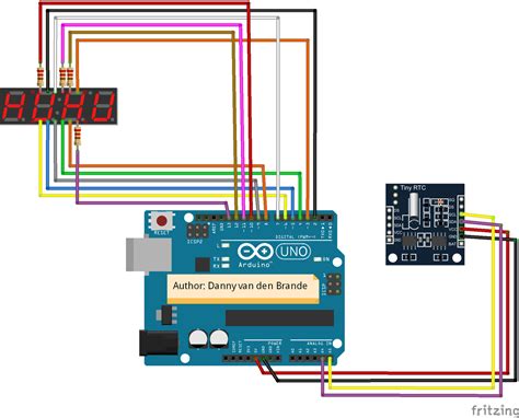 arduino at24c32 ds1307 real time clock 7 segment display instructables