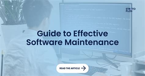 SDLC Guide A Comprehensive Guide To Effective Software Maintenance Phase Stratoflow