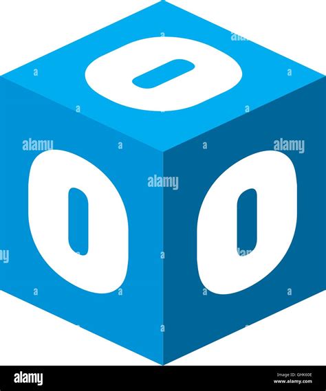 Cube Number Block Vector Graphic Stock Vector Image Art Alamy