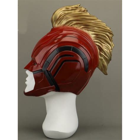 Captain Marvel Mask Cosplay Costume Costume Party World