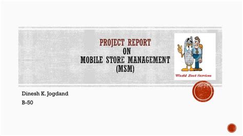 Project Report On Mobile Shop Management Pps