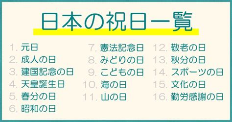【2025年】日本の祝日一覧