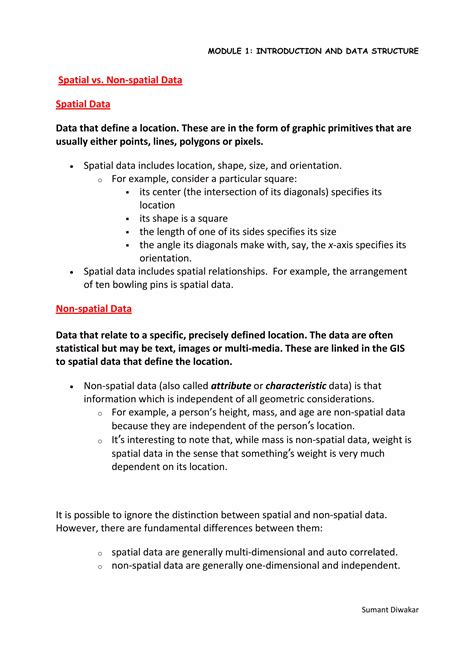 Spatial Vs Non Spatial Pdf