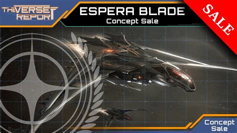 Star Citizen Esperia Blade Concept Sale Verse Report Deutschgerman