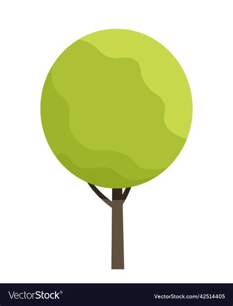 Green Tree Icon Royalty Free Vector Image VectorStock