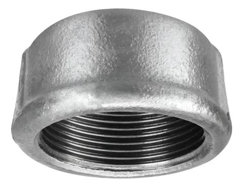 Tampão Cap Galvanizado 12 Polegadas Rosca Bsp Mercadolivre