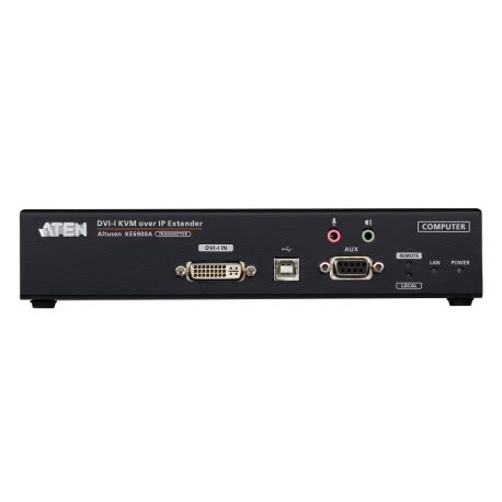 DVI I Single Display KVM Over IP Transmitter