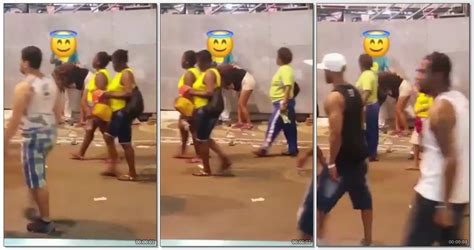 Slutty Carnival Brunette Sucking On The Block Cnn Amador