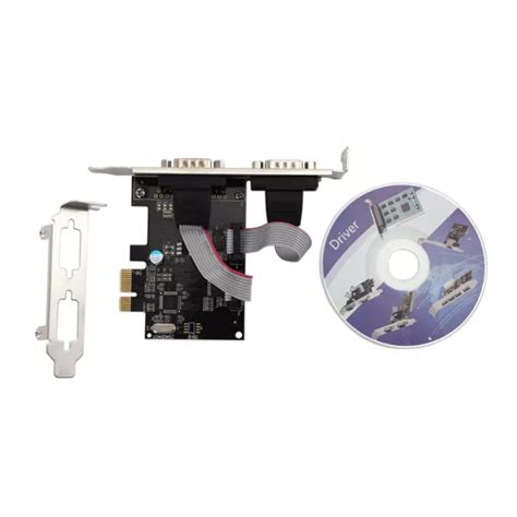 PCIE TO PORT Dual RS Serial PCI E Extender Board Adapter Card WCH Chip PicClick AU