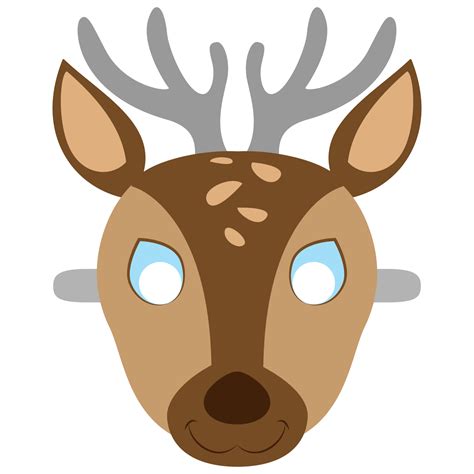 Deer Mask Template Free Printable Papercraft Templates Diy Deer