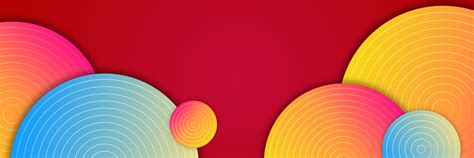 그라데이션 볼 블루 레드 옐로우 컬러풀 한 추상 디자인 배너 0명에 대한 스톡 벡터 아트 및 기타 이미지 0명 개념