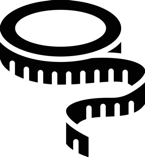Measuring Tape Vector Icon 36563540 Vector Art At Vecteezy