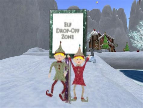 Second Life Marketplace Elf Drop Off Zone 1 Prim W Glitter