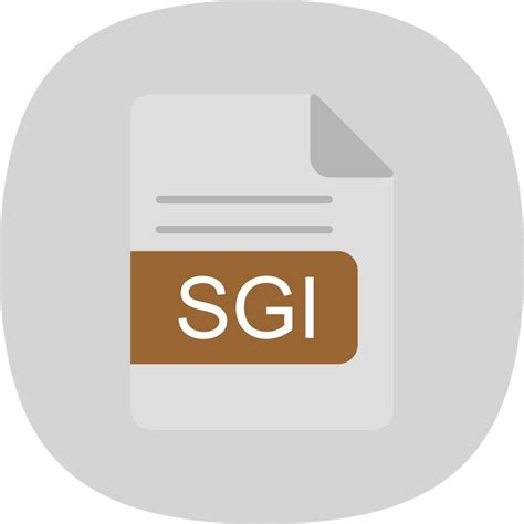 Sgi File Format Flat Curve Icon Design 43782849 Vector Art At Vecteezy