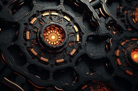 Premium Photo A Mesmerizing Fractal Design Resembling A Digital 00331 01