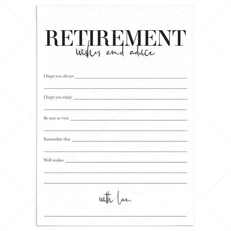 Wishing A Happy Retirement Printable Retirement Wishes — Calendars 123