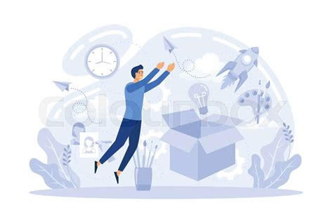 Brain Activity Abstract Concept Vector Illustration Set Thi Colourbox