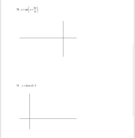 Solved For Problems 8 11 Sketch One Period Of The Chegg Com