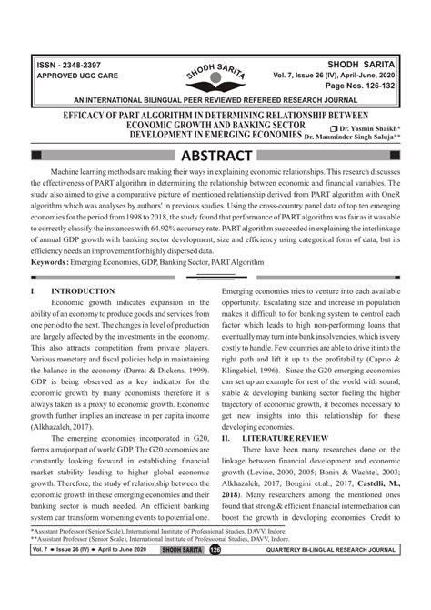 Pdf Efficacy Of Part Algorithm In Determining Relationship Between