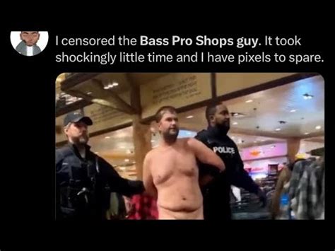 Bass Pro Shops Guy Dives In Aquarium Naked Youtube