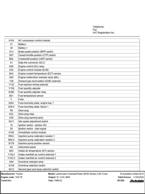 Tayota 1kz At Pdf Throttle Automotive Industry