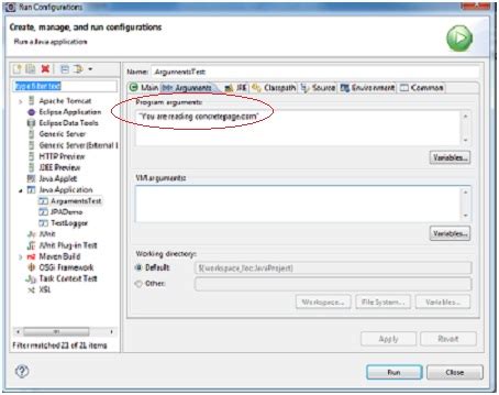How To Pass Command Line Arguments To Java Program In Eclipse