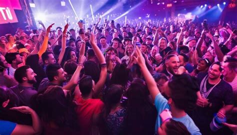 Premium Photo Male Dj In Front Of Crowd