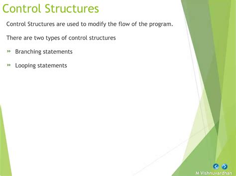 Python Control Structurespptx Python Control Structurespptx