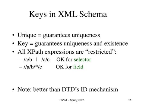 ppt xml xml schema xpath and xquery query languages powerpoint presentation id 806743