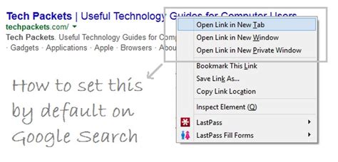 How To Setup Google Search To Open Search Results In New Tab Window MasterGadgets Blog