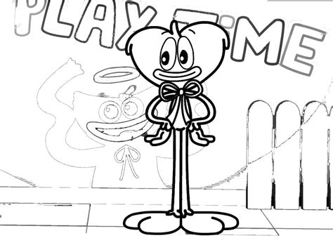 Rainbow Friends Coloring Pages Poppy Playtime Fnf Art Education