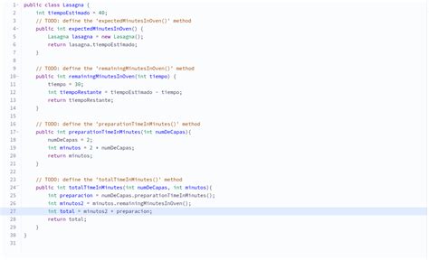 Problem With The Lasagna Cooking Exercise In Java Exercism Exercism