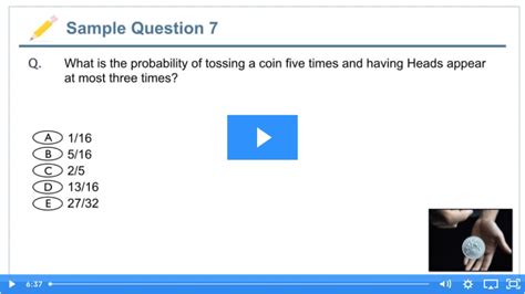 At Most Probability Sample Question For GMAT Focus And EA
