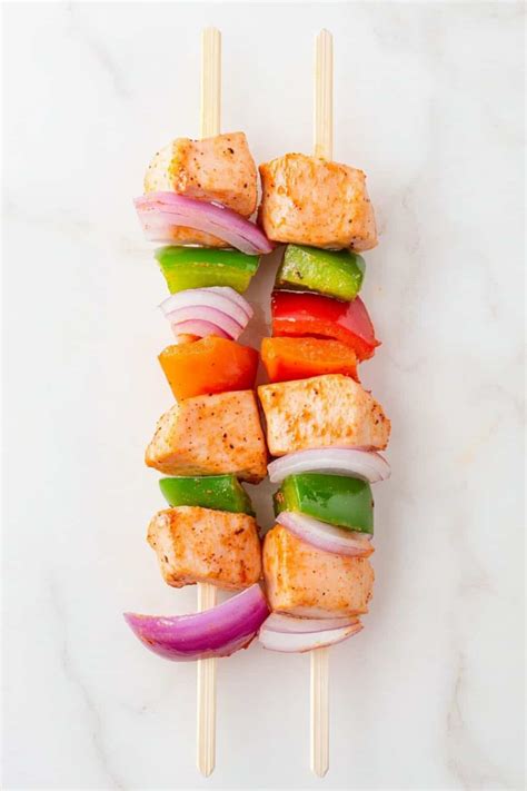 Easy Grilled Chicken Kabobs